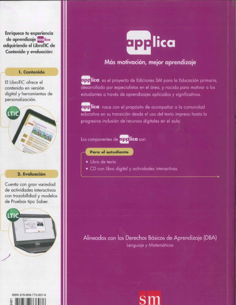 Portada Applica 5 Lenguaje - 0002-1 | PDF