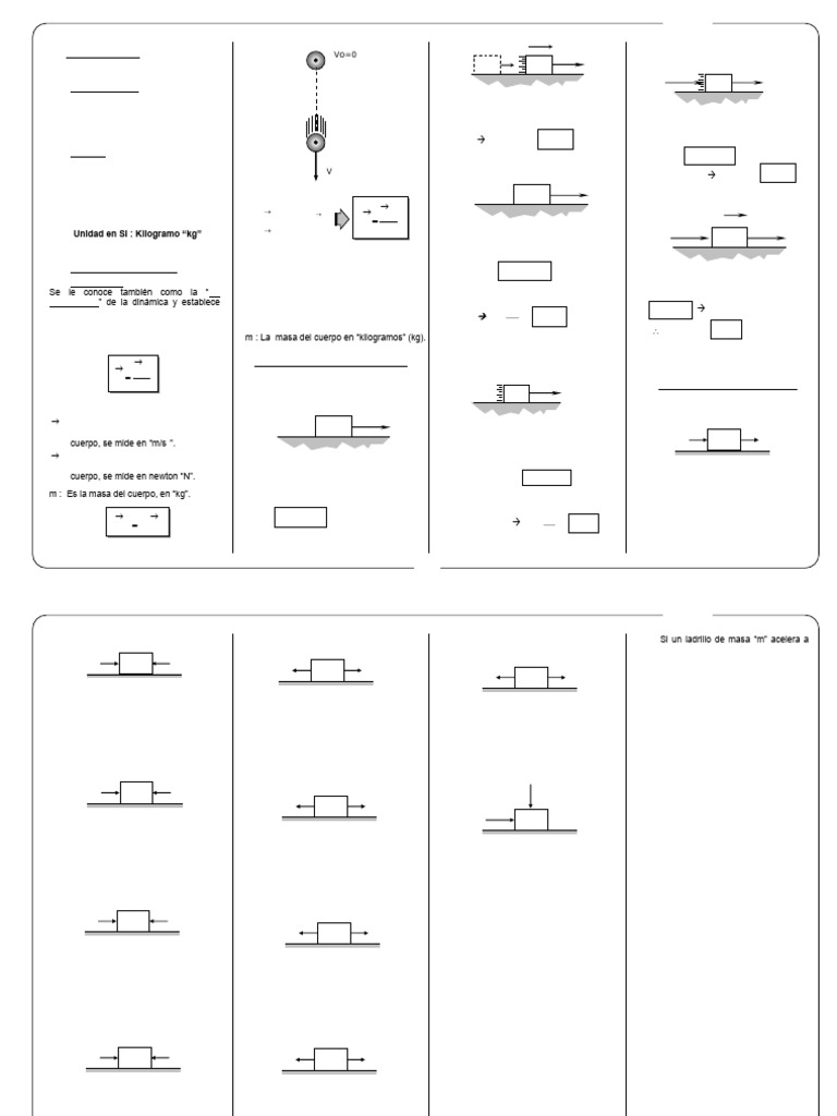 08 DINAMICA - PRACTICA | PDF | Masa | Mecanica clasica