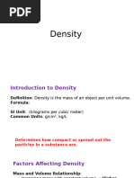 Density Powerpoint | PDF | Buoyancy | Nature