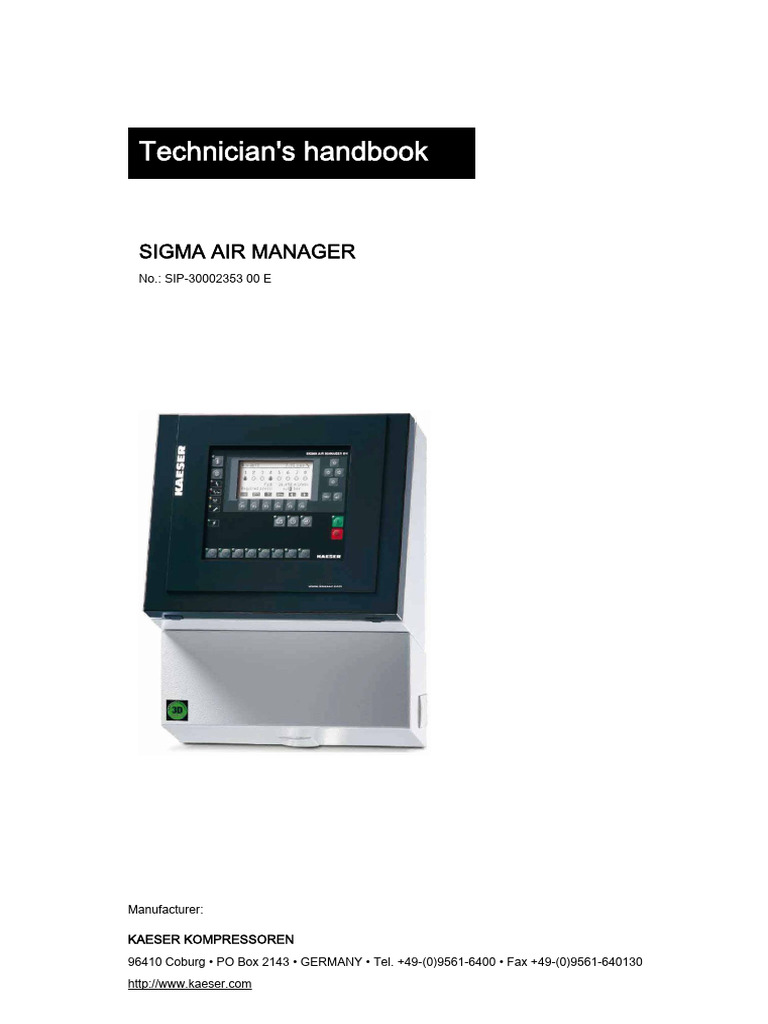 07 Technicians Handbook SIGMA AIR MANAGER En-Tcm249-474161 | PDF ...