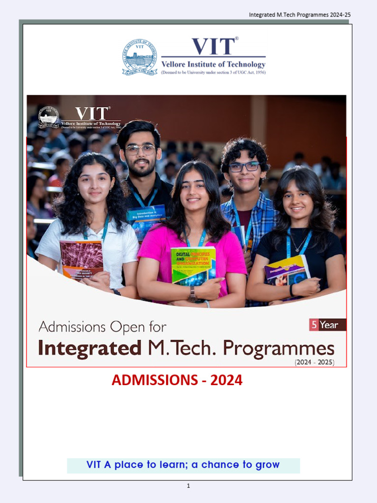 Information Brochure Int Mtech Programmes 2024 25 | PDF