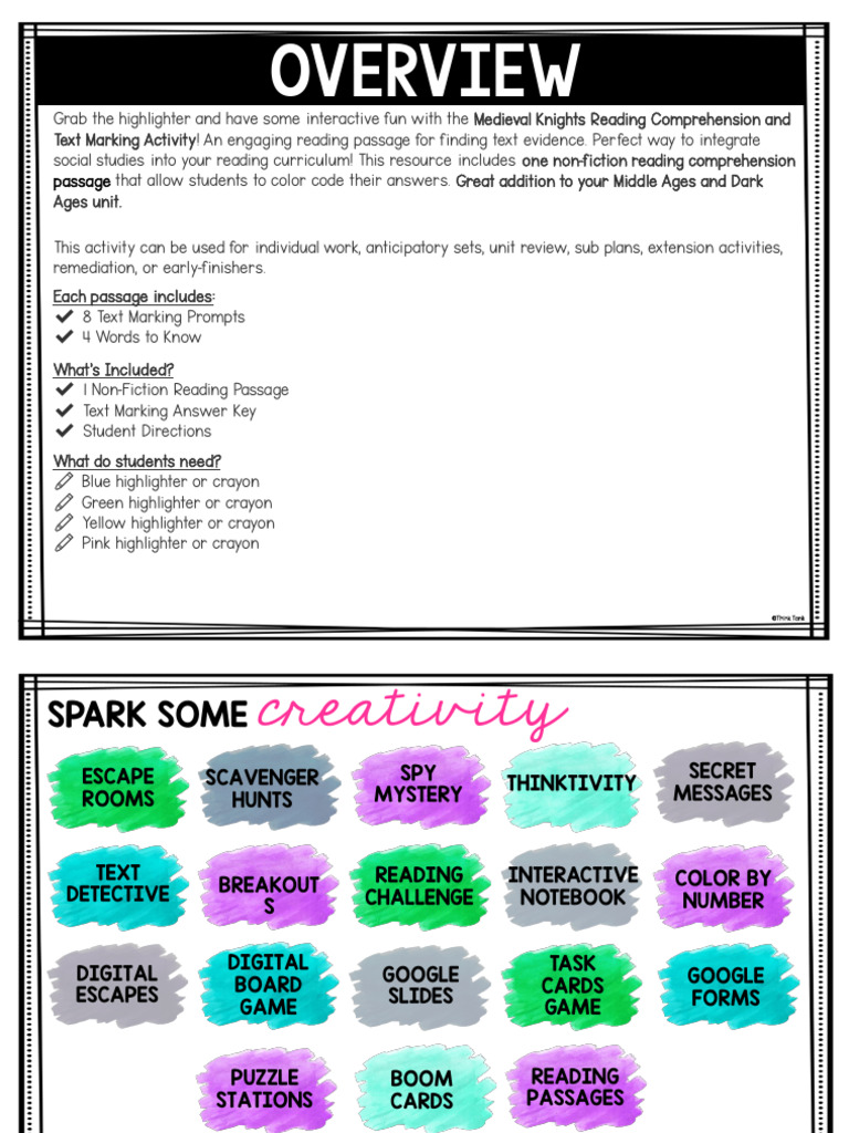 Passage: ©think Tank | PDF | Knight | Armour