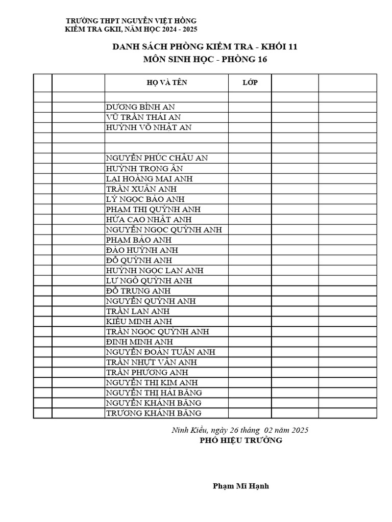 k11 Niemyet Sinh Gk2 | PDF