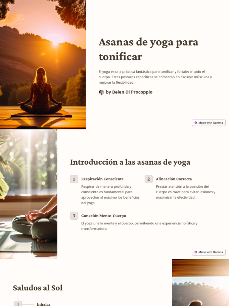Asanas de Yoga para Tonificar | PDF | Hatha Yoga | Yoga