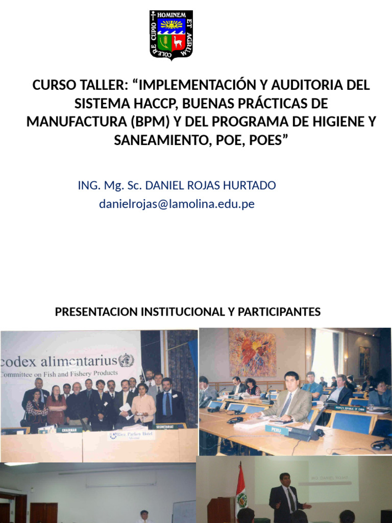 Unalm - Buenas Practicas de Manufactura y Programas Pre-Requisitos | PDF | Análisis de Riesgo y ...