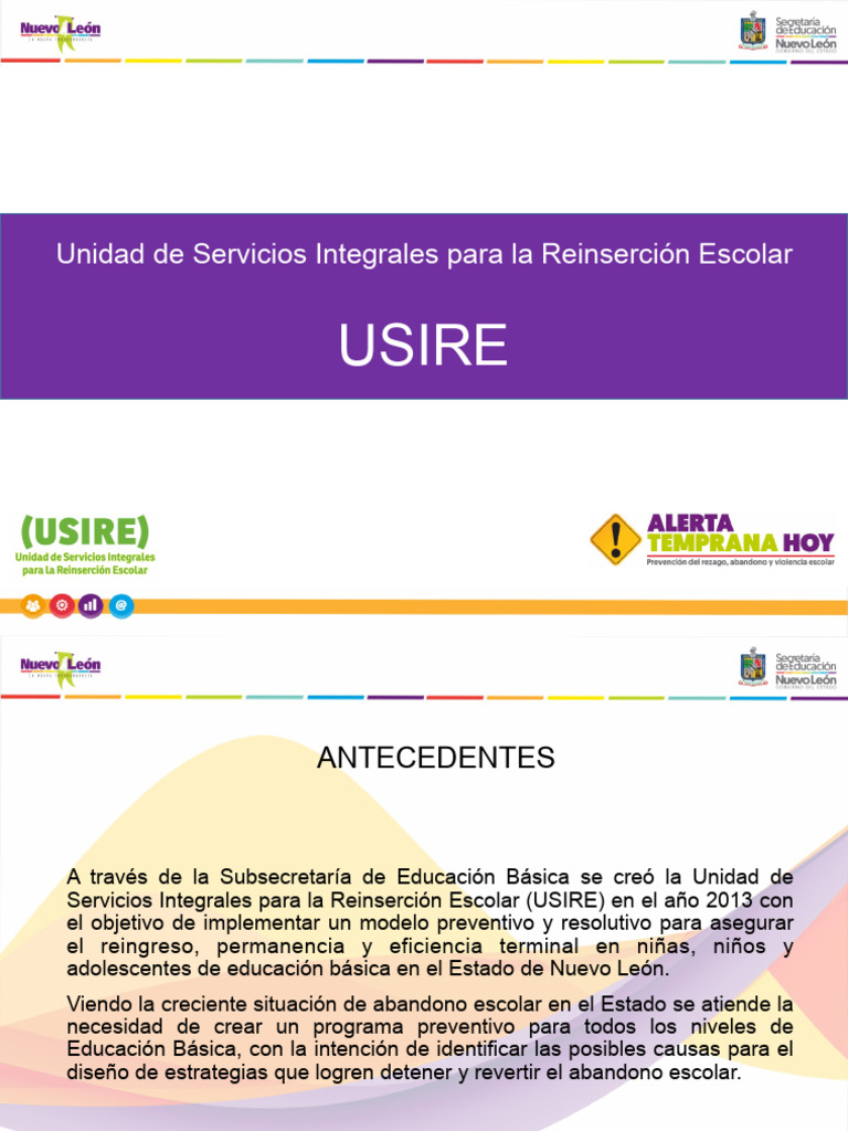 USIRE | PDF | Educación primaria | Enseñando
