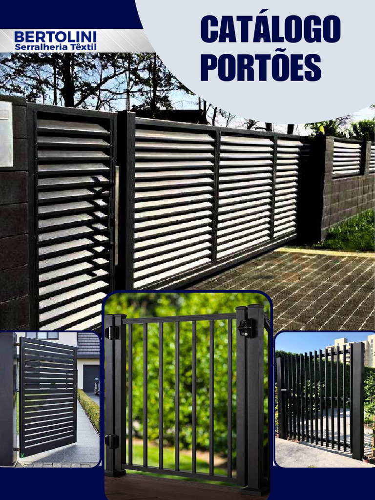 CATÁLOGO PORTÕES 2024 - Bertolini | PDF