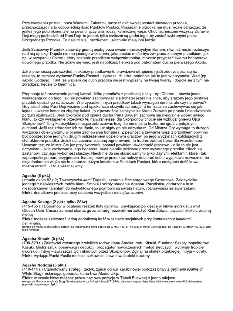 Przodkowie L5K | PDF