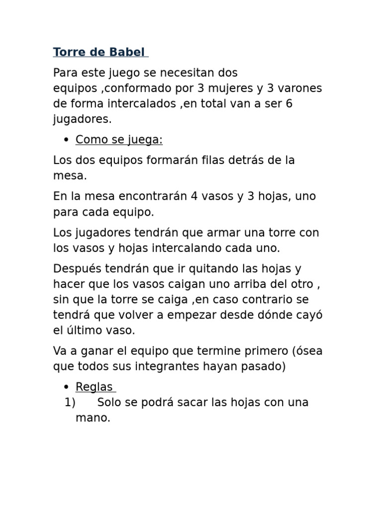 Torre de Babel | PDF