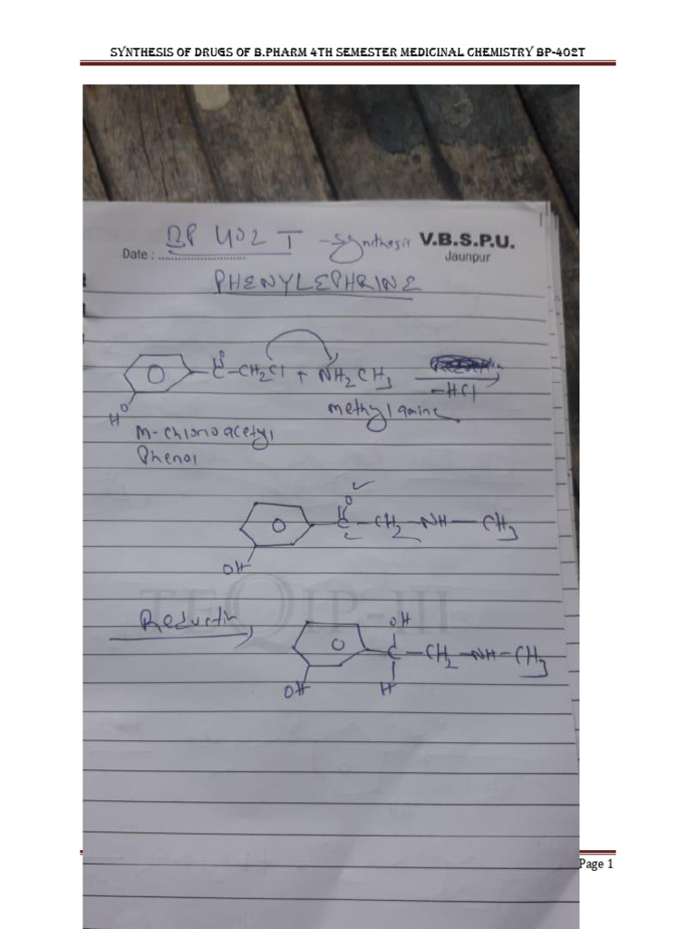 Medicinal-Chemistry-I-BP-402T-converted-1 | PDF | Pharmacy ...