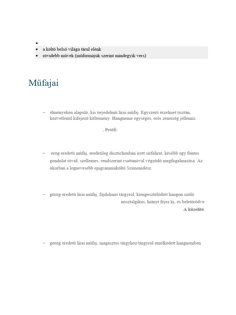 LÍRA | PDF