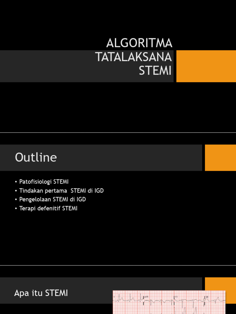 Algoritma Tatalaksana Stemi | PDF