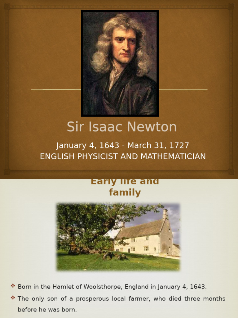 Sirisaacnewtonppt 180926135210 | PDF | Newton's Law Of Universal ...
