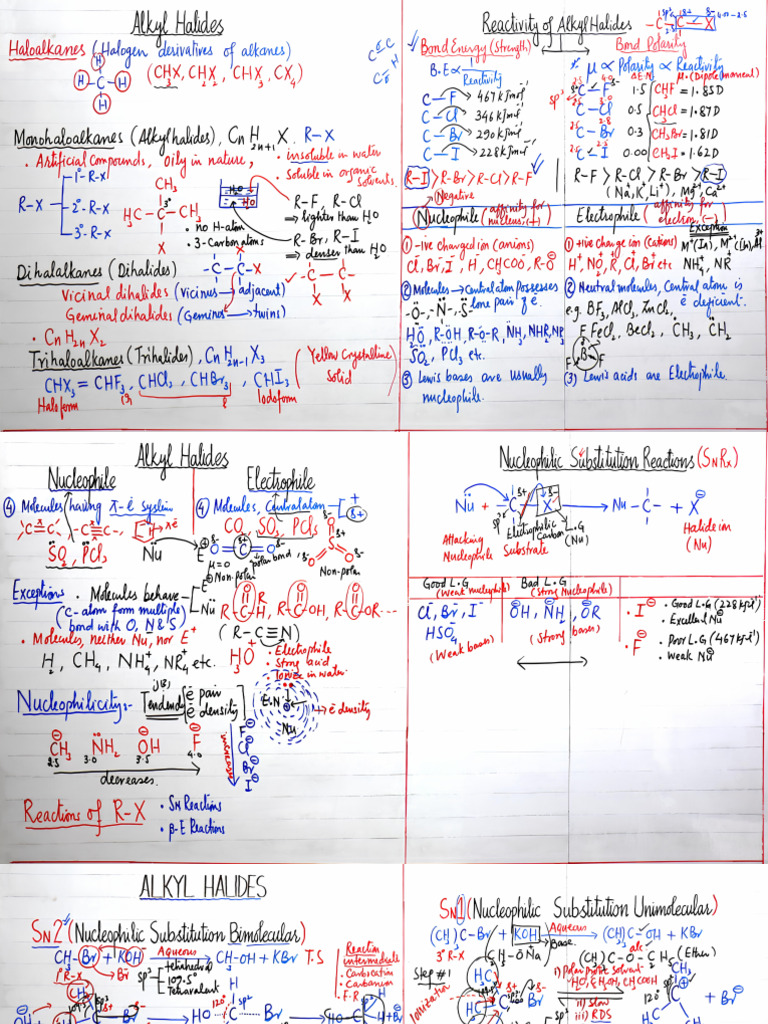 Alkyl Halides Merged | PDF