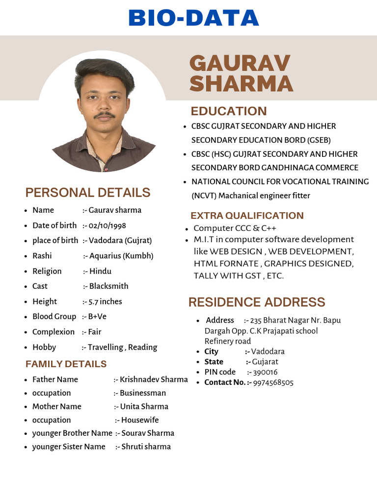 Grey Brown Simple Resume PDF | PDF