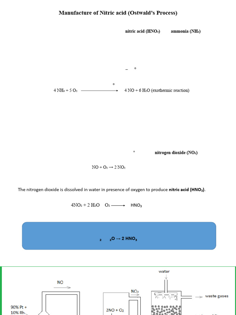 HNO3 | PDF | Nitric Acid | Catalysis