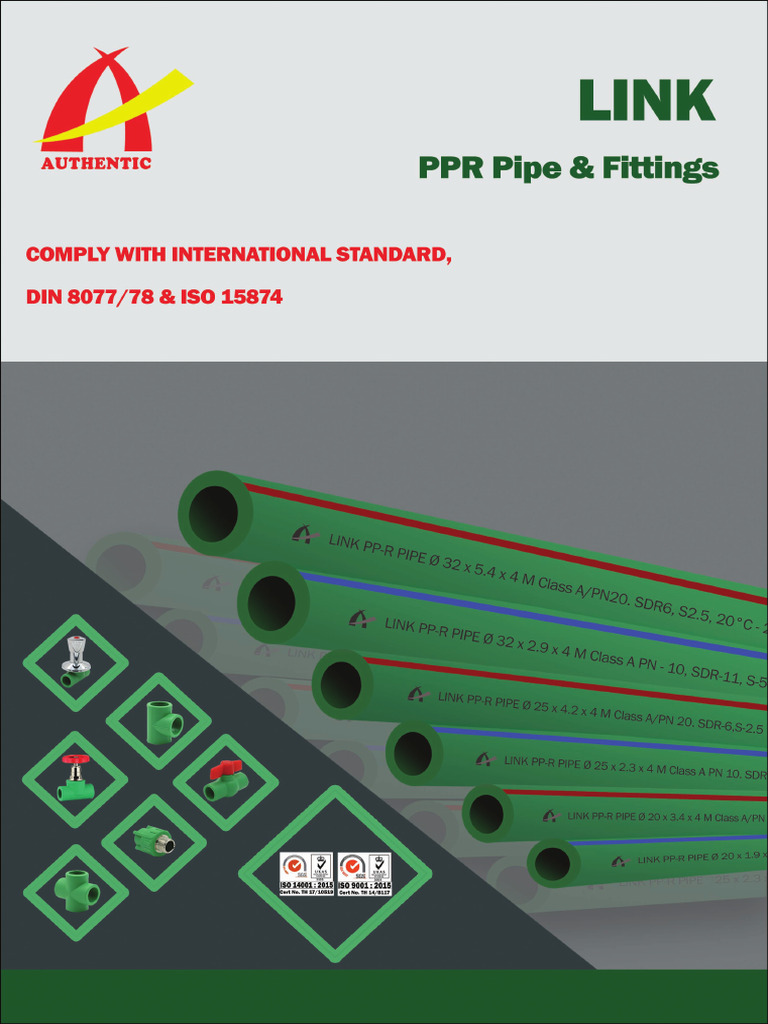 PPR Pipe Catalogue | PDF