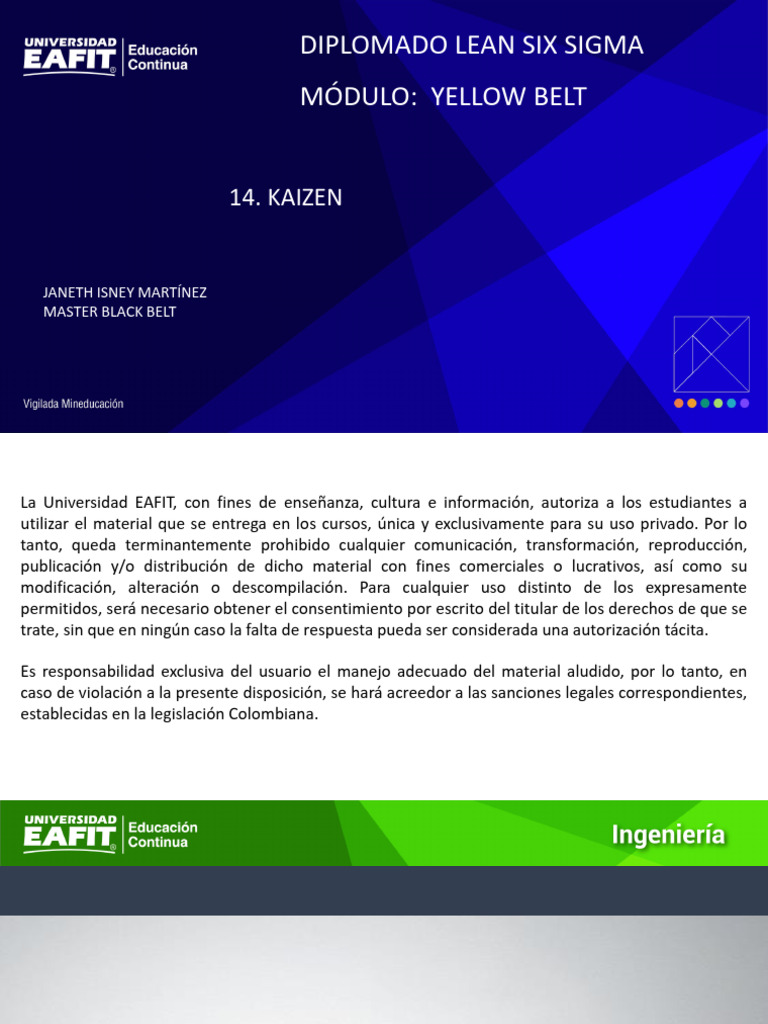 Metodología Kaizen en Lean Six Sigma | PDF | Lean Manufacturing | Business