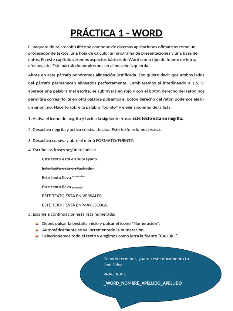 Práctica 1 - Word - Ibai - Sanz - Rey | PDF