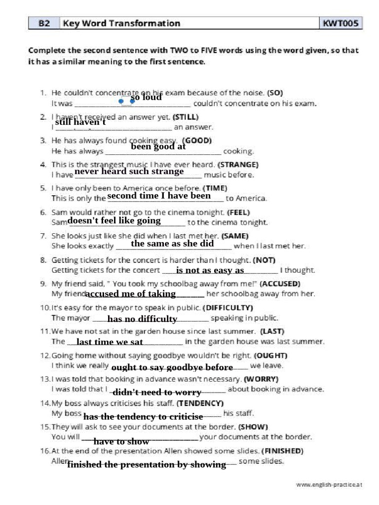 Word Transformations | PDF
