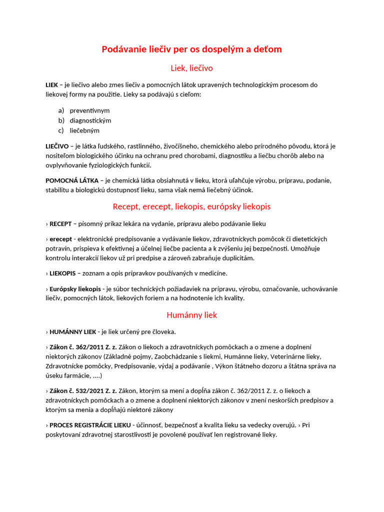 Lieky | PDF