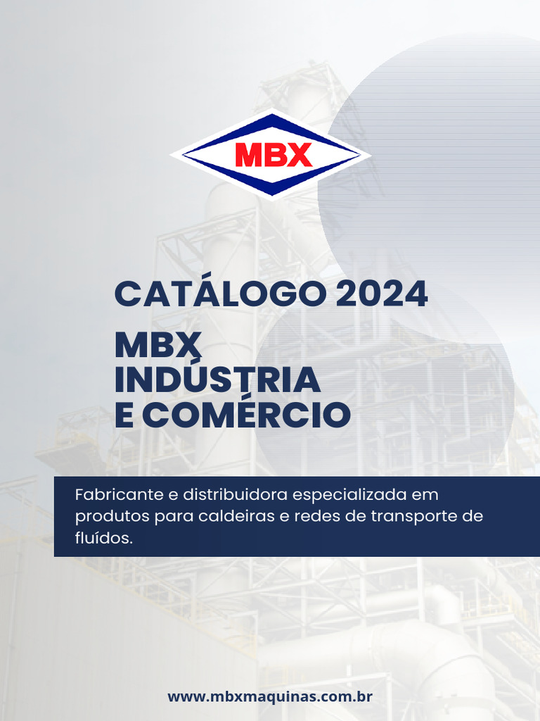 Produtos para Caldeiras e Fluídos MBX | PDF | Válvula | Caldeira