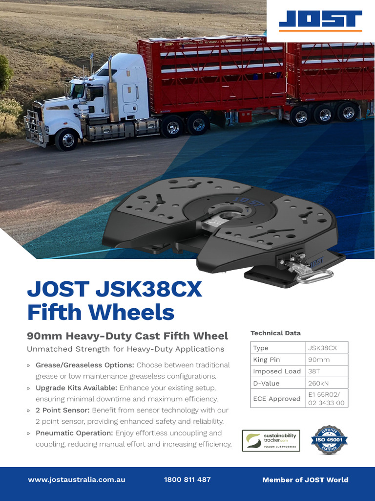 Jost Fifth Wheel Jsk38cx | PDF