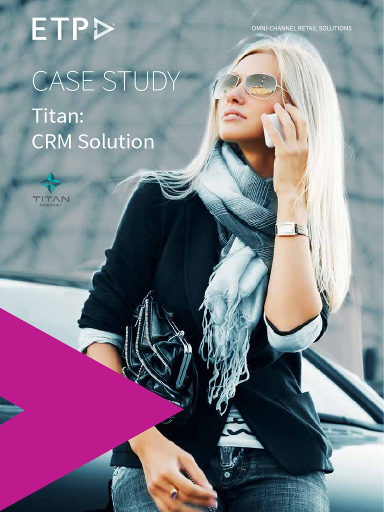 Case Studies Titan CRM Solution Web | PDF | Marketing | Business