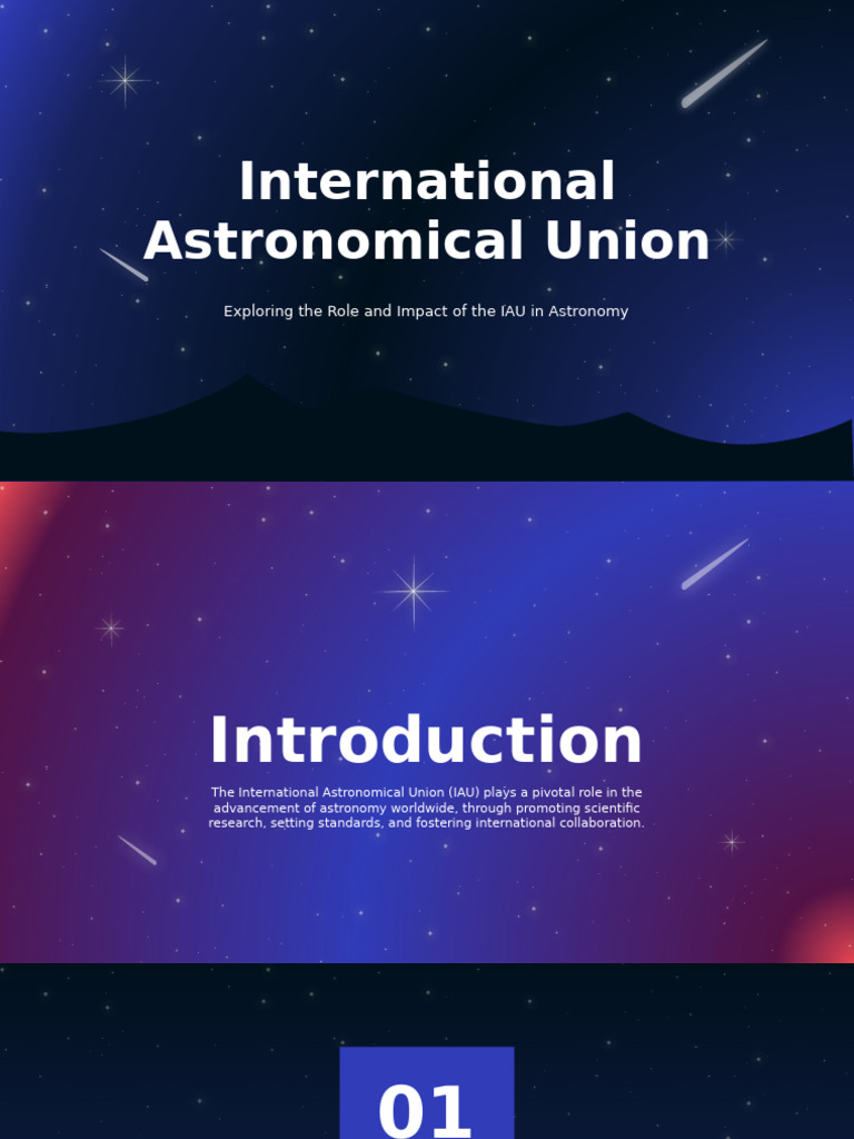 International Astronomical Union: Exploring The Role and Impact of The IAU in Astronomy | PDF ...