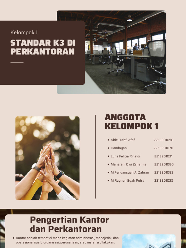 Ppt Klp 1 k3 Di Berbagai Sektor | PDF