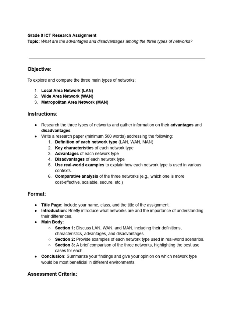 Grade 9 ICT Research Assignment | PDF