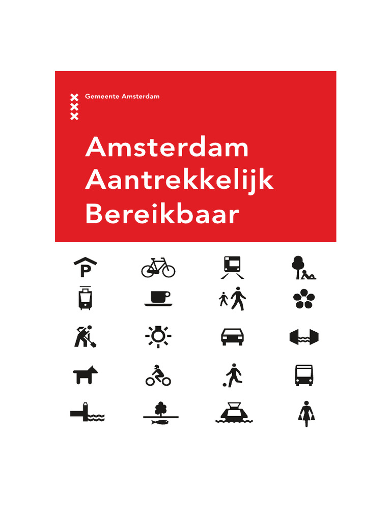 Amsterdam Mobility Approach 2030 | PDF | Parking | Public Transport