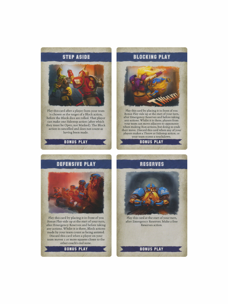 PDF BzB2 Challenge Cards | PDF
