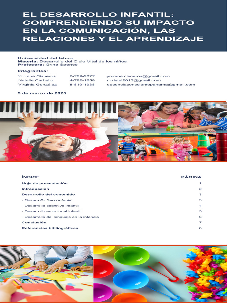 Infografía El Desarrollo Infantil Comprendiendo Su Impacto en La Comunicaci - 20250302 - 003119 ...