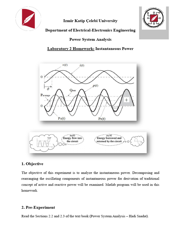 Power Systems Laboratory-2 Homework | PDF | Ac Power | Electrical ...
