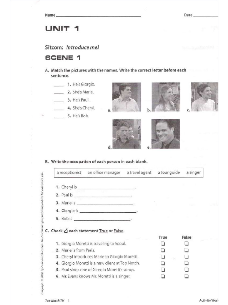 Top Notch Pag 1-2 | PDF