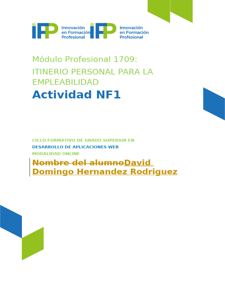 NF1 Actividad FOL | PDF | Red mundial | Internet y web