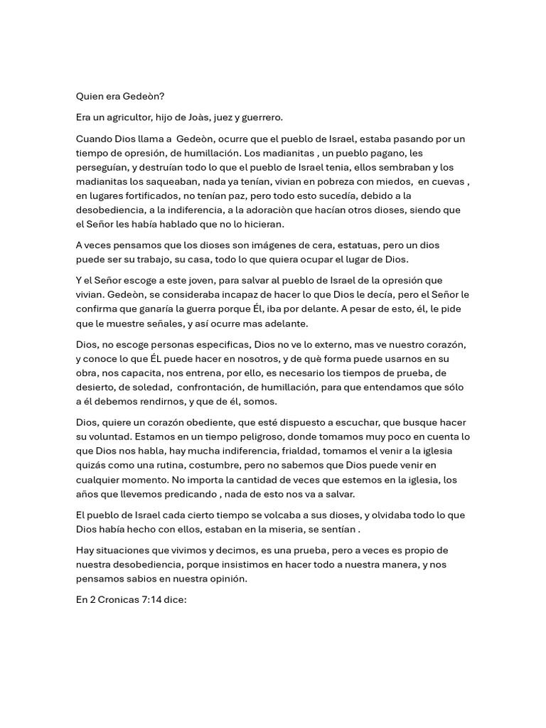 GEDEON | PDF | Pecado