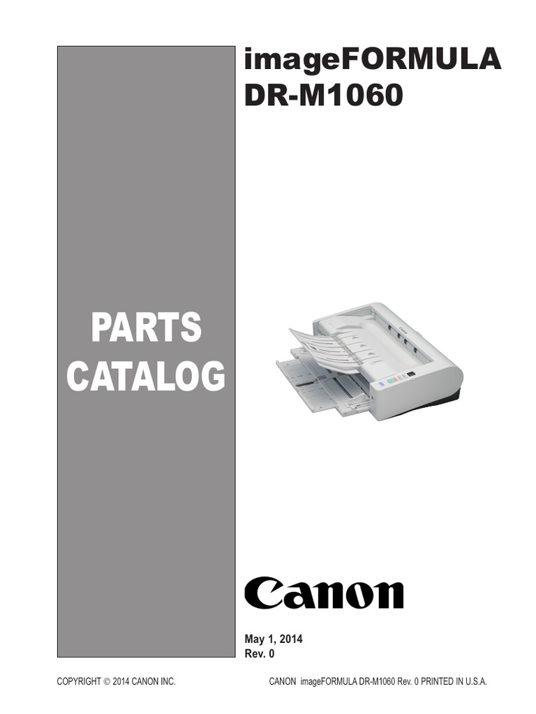 imageFORMULA DR-M1060 PC Rev0 050114 | PDF