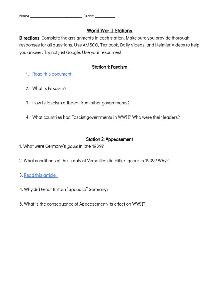 Chili World War II Stations | PDF | World War II | Axis Powers