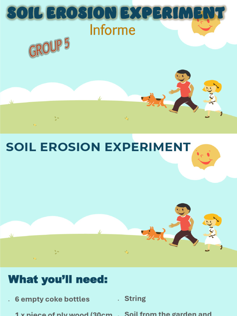 Soil Erosion Experiment for Kids | PDF | Mulch | Soil