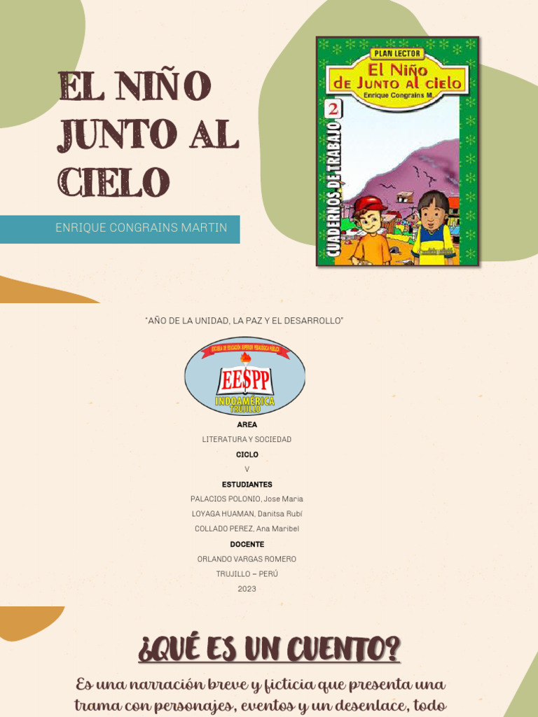 Análisis de "El Niño Junto al Cielo" | PDF | Amor | Poesía