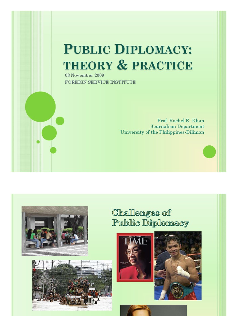 Public Diplomacy KHAN | PDF | Public Diplomacy | Public Relations