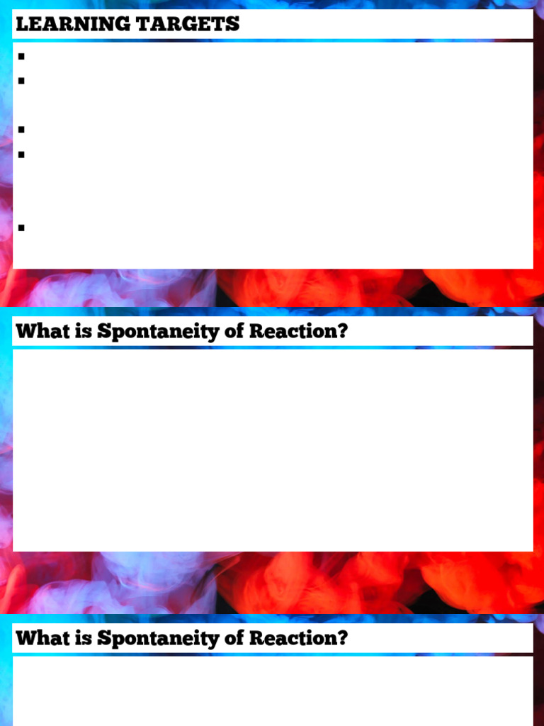 Gen Chem MET 4.1 Spontaneity and Entropy | PDF | Entropy | Temperature