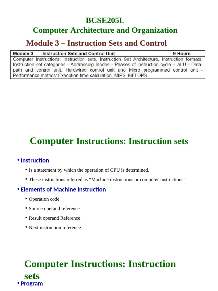 Instruction Formats 1 | PDF | Central Processing Unit | Computer Programming