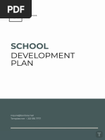School Development Plan (SDP) | PDF