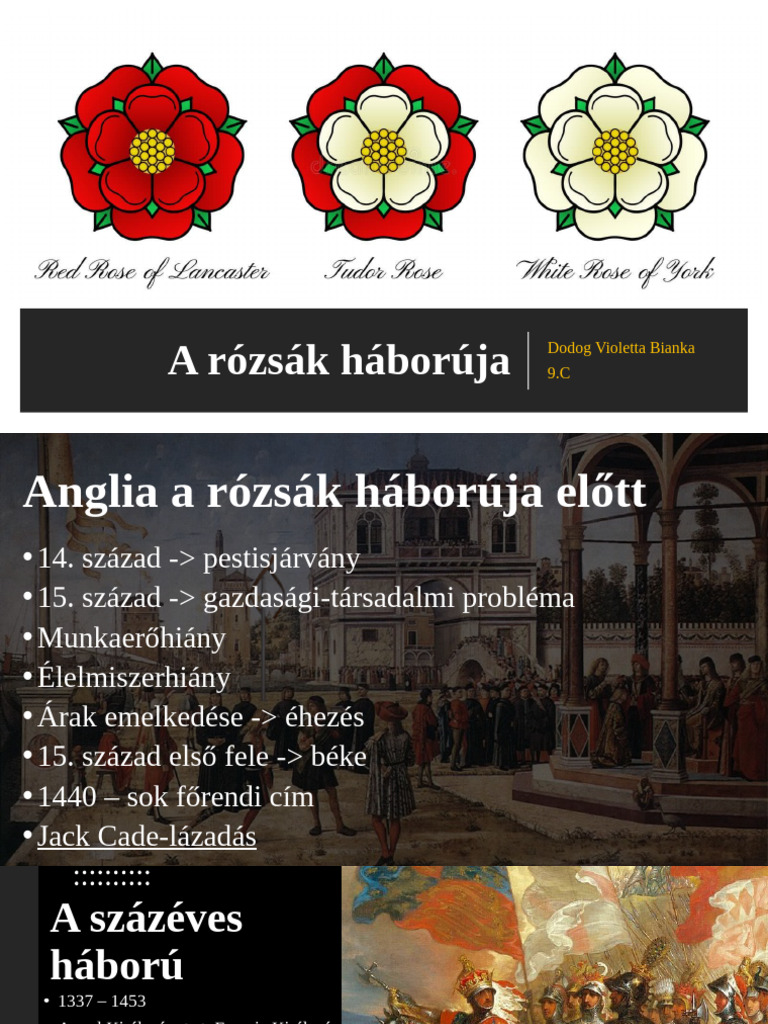 A Rózsák Háborúja | PDF