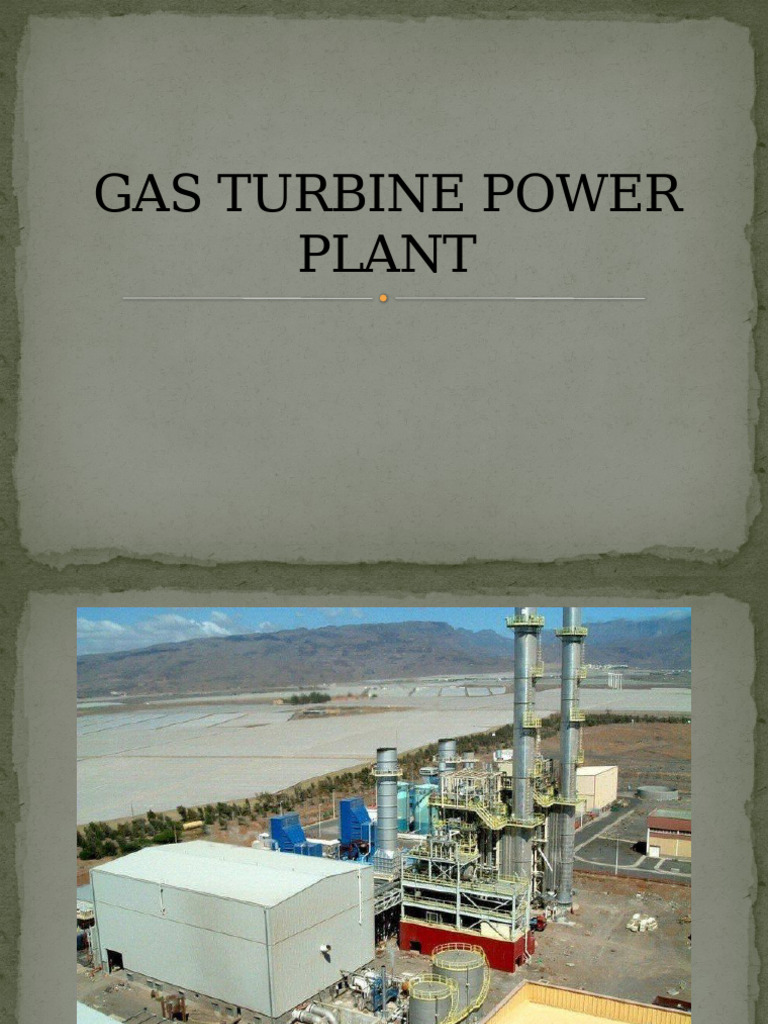 Gas Turbine Power Plant Overview | PDF