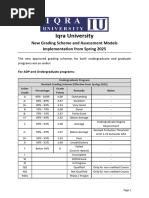 Unza's Grading System | PDF
