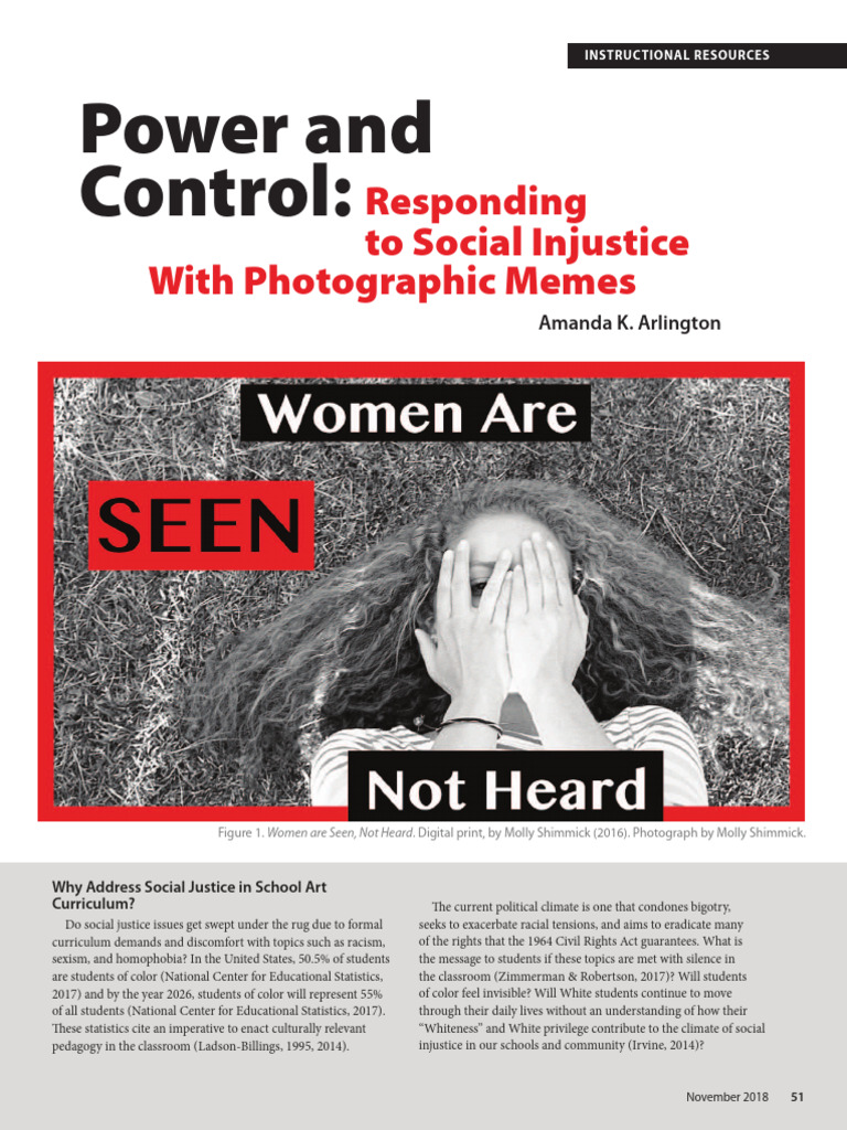 Instructional Resource - Power and Control Responding To Social ...